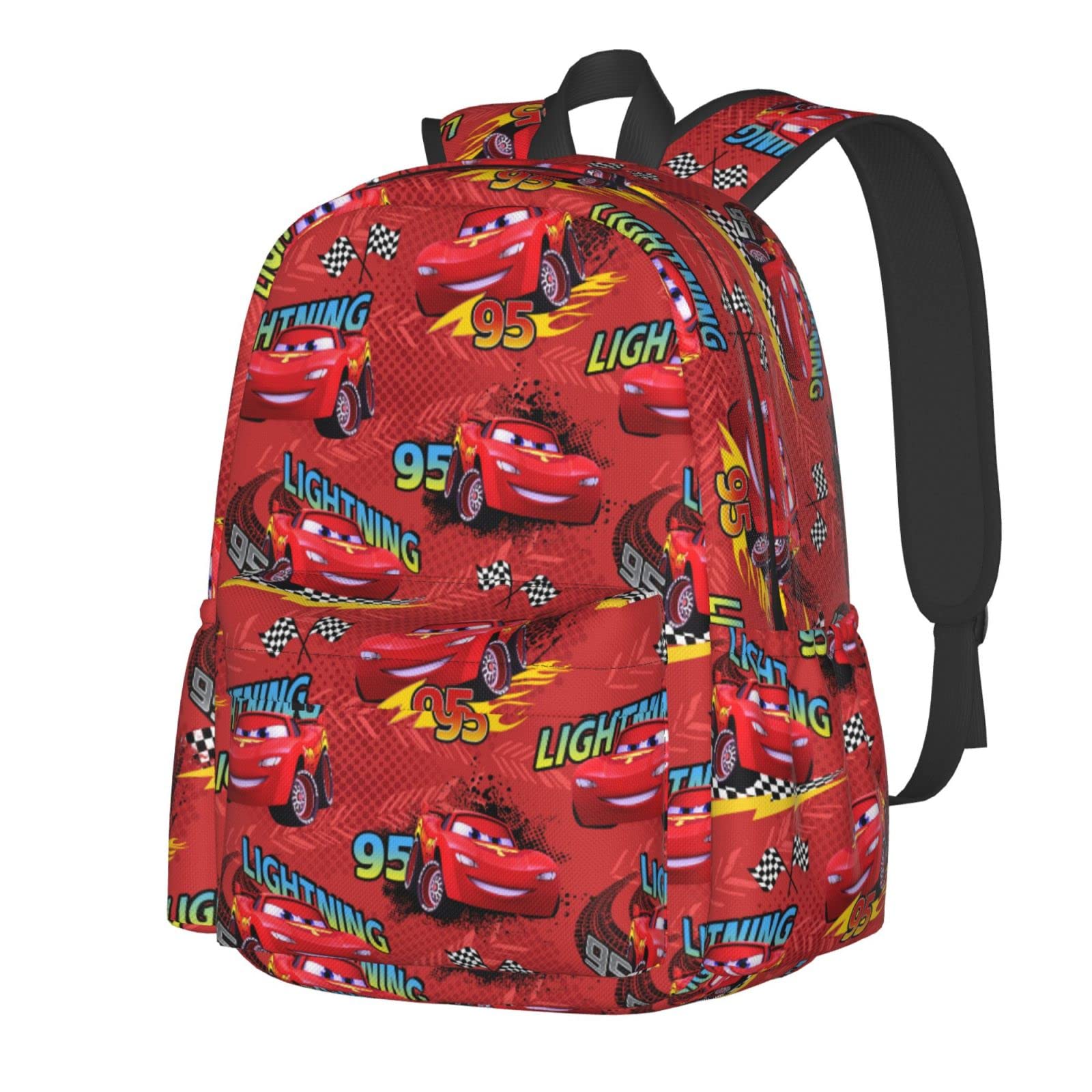 Car Cartoon backpack bag 16 Inch Large Capacity Laptop Backpack Casual Travel Sports Bag Durable Lightweight