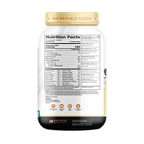 INVIGOR8 Superfood Shake (Salted Caramel) Whey Protein Shake + Collagen Peptides + Fatburner Bundle