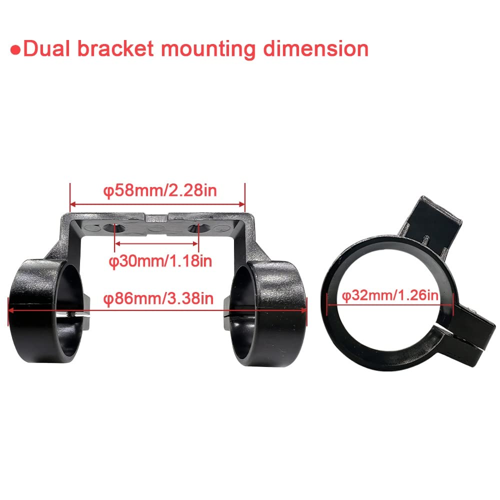 BEISGUANGS Electric Bicycle Accessories, Display Holder, Suitable for KT LCD3/LCD3U/LCD8H/LCD8H,Electric Bicycle System KT Display Bracket