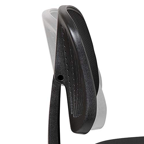 Flash Furniture Flash Fundamentals Mid-Back Black Mesh Swivel Task Office Chair with Pivot Back