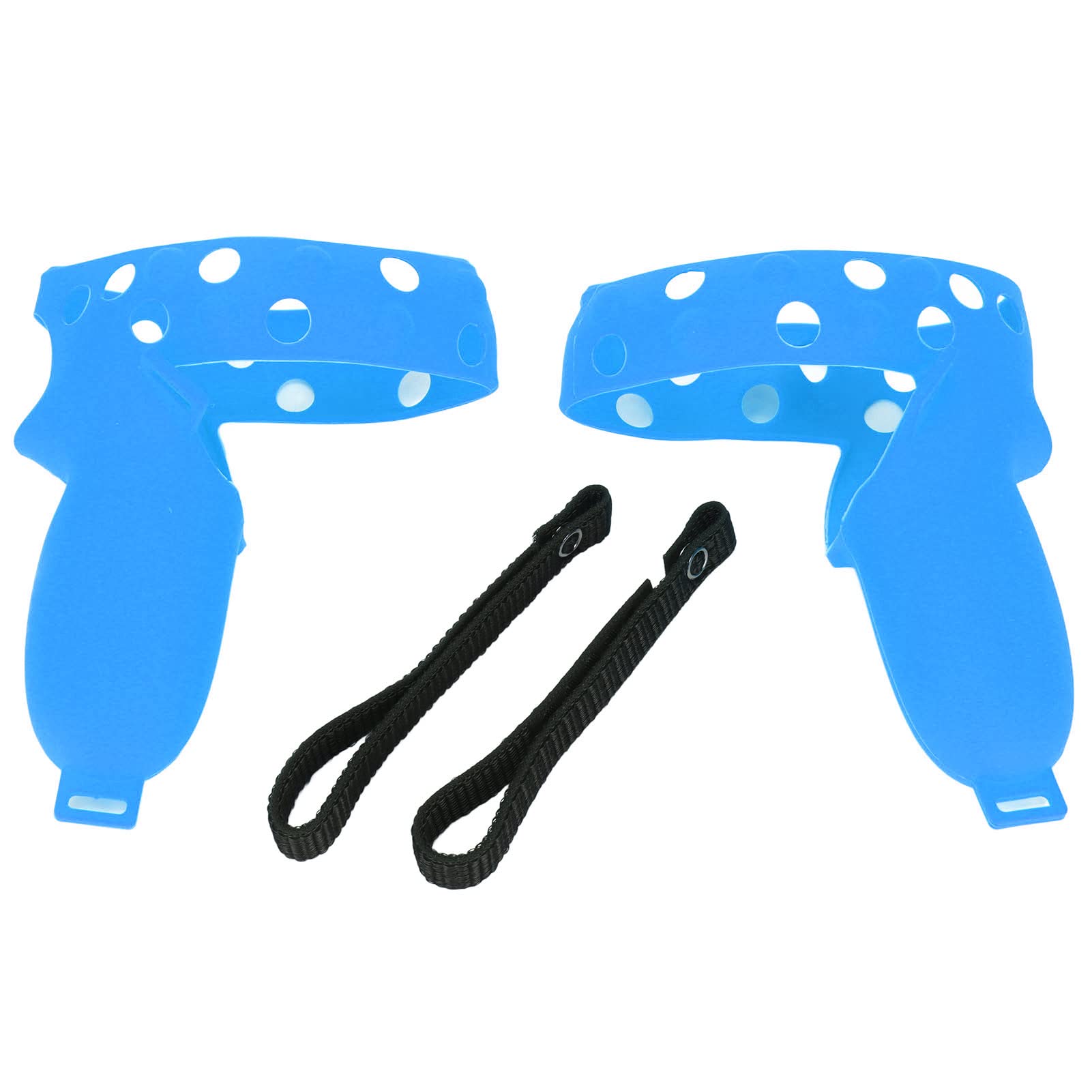 BTIHCEUOT VR Controller Handle, Adjustable Handle Protective Sleeve Sweatproof Washable Comfortable for Quest 2(Blue)