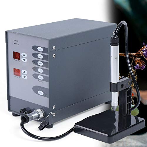 CNCEST Automatic CNC Spot Welder, 100W 110V Pulsed Argon Arc Welder Welding Machine Kit Pulse Argon Arc Welder for Jewelry DIY Repair for Gold Cobalt Chrome Alloy Hardware Workpiece