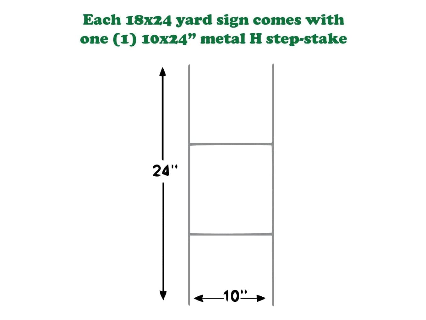 CUSTOM For Sale By Owner 18x24" Yard Sign (Outdoor, Weatherproof Corrugated Plastic) Metal Stake Included, by Moonlight4225