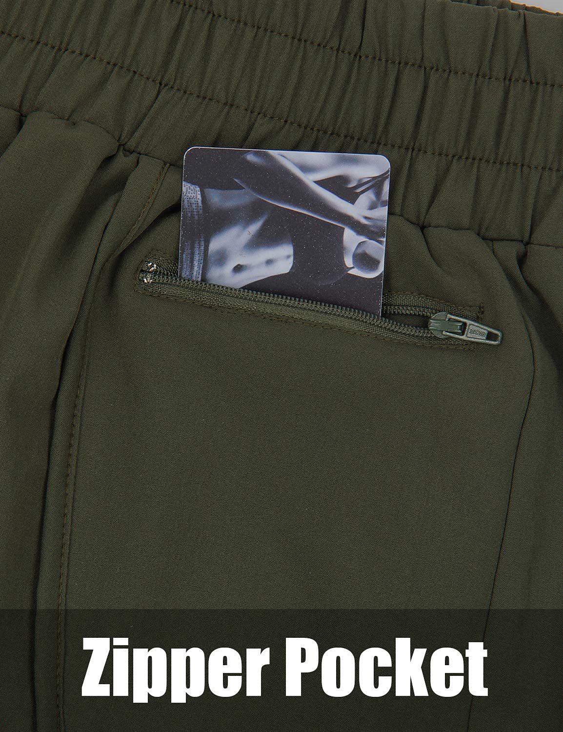Blooming Jelly Women's Quick-Dry Running Shorts Sport Layer Active Workout Shorts with Pockets 2024 (x-Small, Army Green)