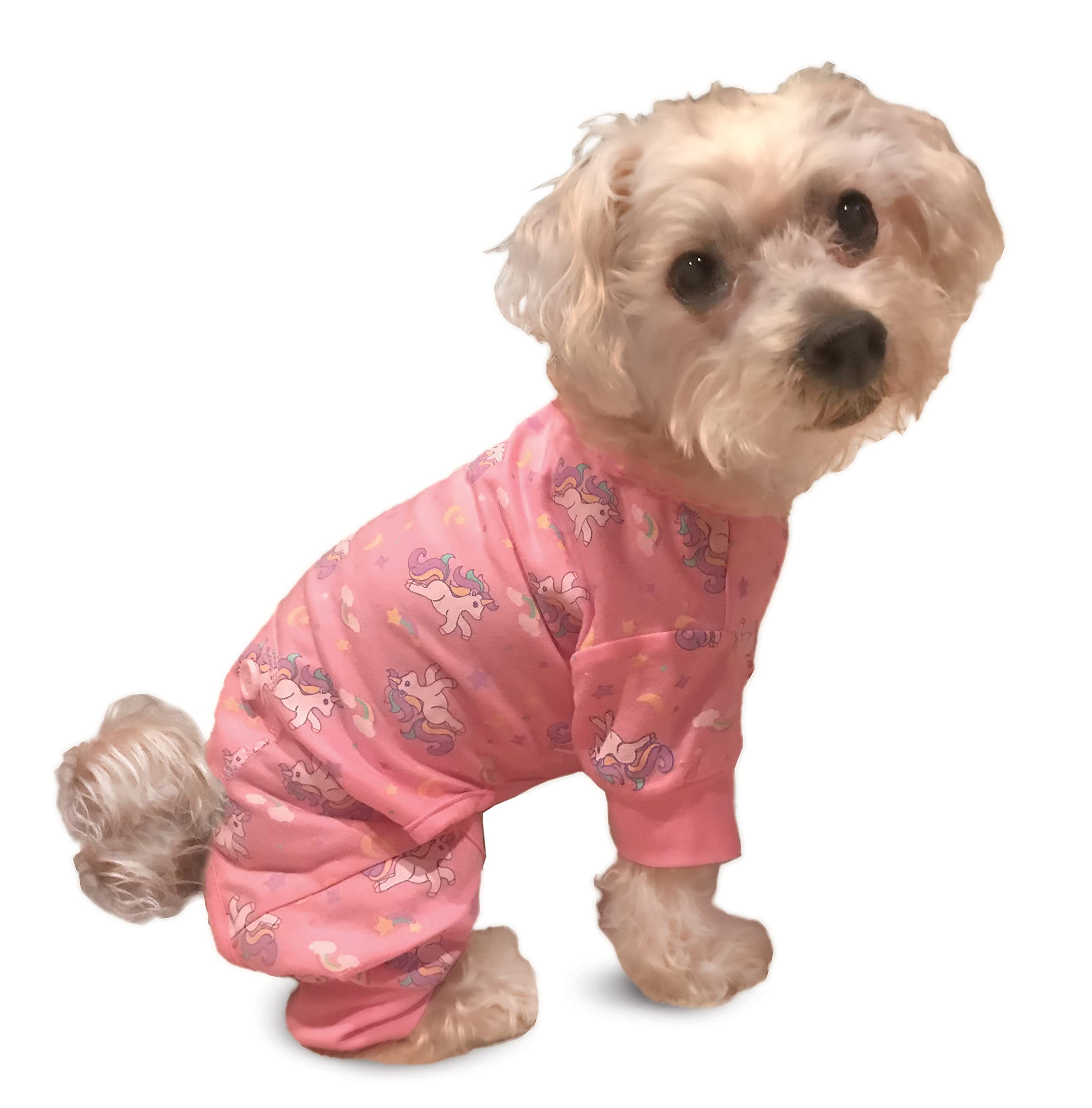 Fashion Pet Unicorn PJ's Dog Pajamas Pink Large