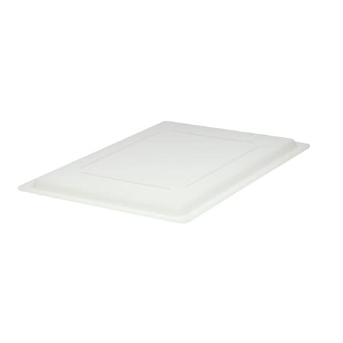 Rubbermaid Commercial 3510WHI Food/Tote Box Lids, 12 w x 18 d, White
