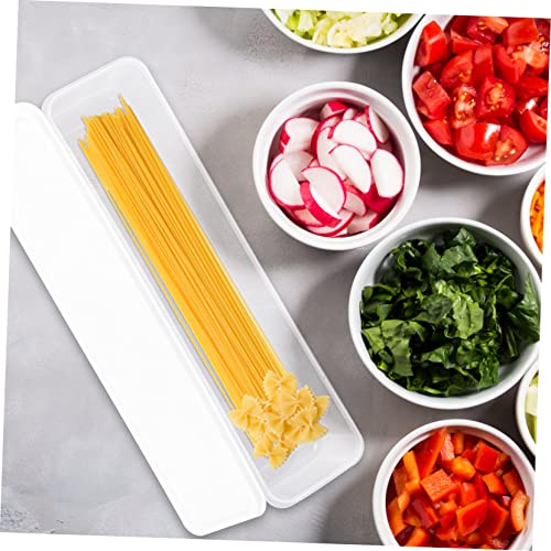 Cabilock 3pcs Transparent Noodle Box Pp Agricultural Products Food Grade