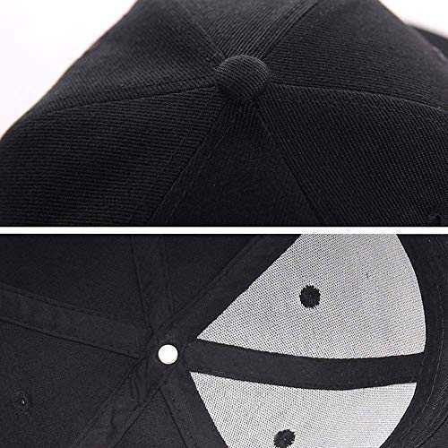 Car Sales Embroidered Logo Adjustable Baseball Caps for Men and Women (Black)