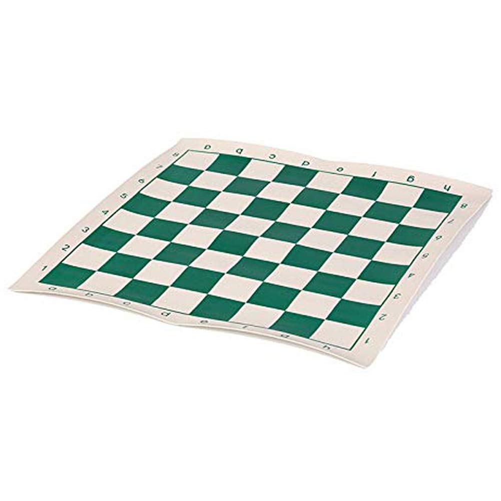 KASCLINO Tournament Chess Mat, PU Leather Tournament Roll Up Chess Board, Chess Rollable Chessboard, Lightweight & Non Slip, Chess Mat for Kids and Adults(Size:42cm)