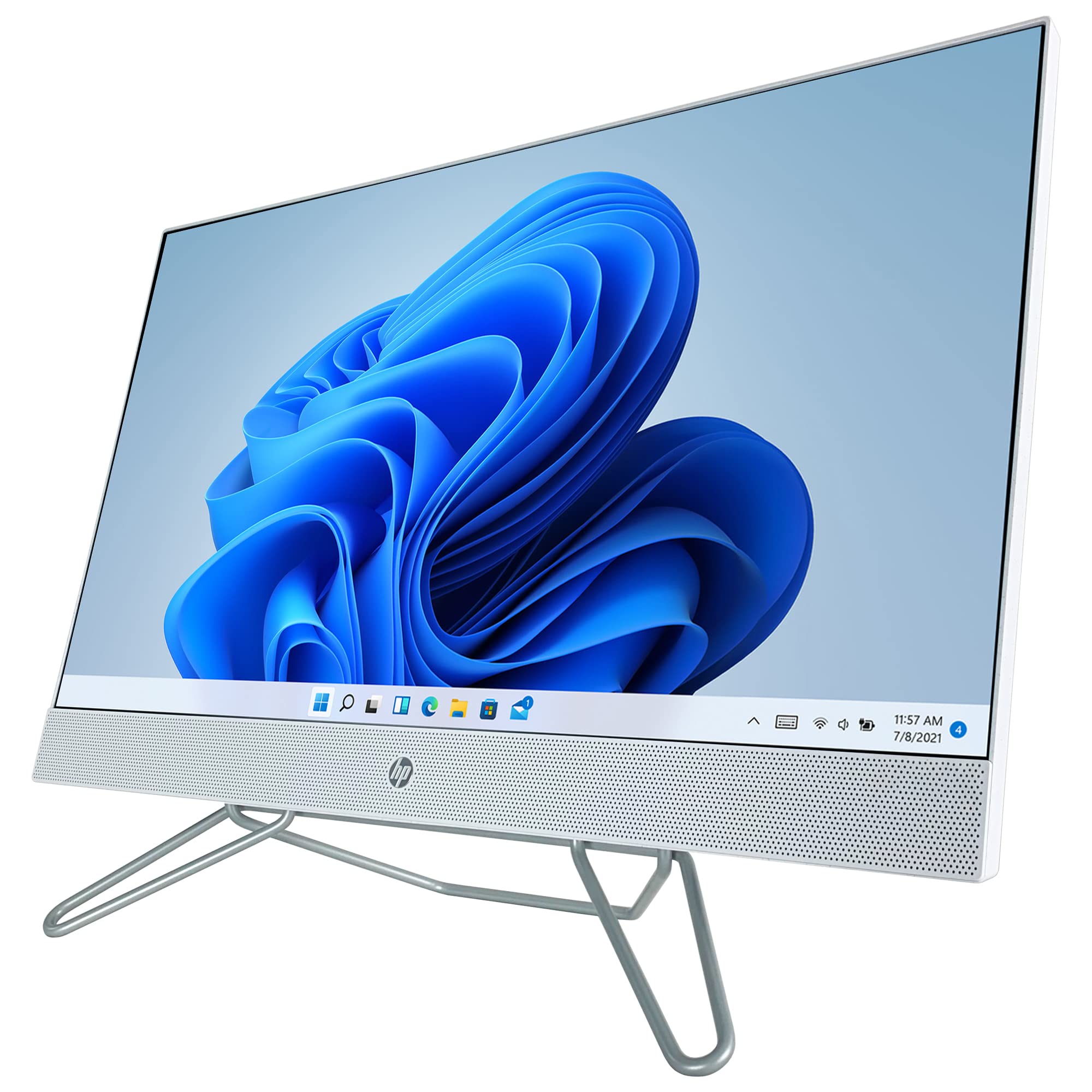 HP 27" Full HD Touchscreen All-in-One Desktop Computer - AMD Ryzen 7 5700U 8-Core up to 4.30 GHz Processor, 32GB DDR4 RAM, 1TB NVMe SSD, AMD Radeon Graphics, Windows 11 Home