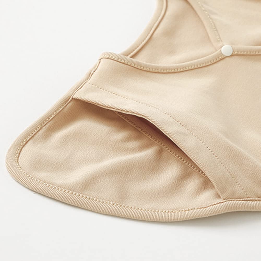 Bunnikins & Clover Transition Swaddle with 2 Way Zipper, Legs in/Out Design, Warm Up or Cool Down Transitional Arms Up Swaddle, Cotton Newborn Swaddling Sack Sleeping Sack 3-6 Months