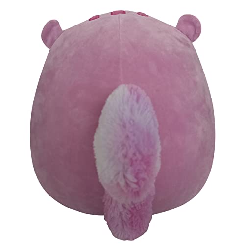 Squishmallows 12-Inch Plum Squirrel with Tie-Dye Tail and White Belly Plush - Add Allina to Your Squad, Ultrasoft Stuffed Animal Medium-Sized , Official Kelly Toy Plush