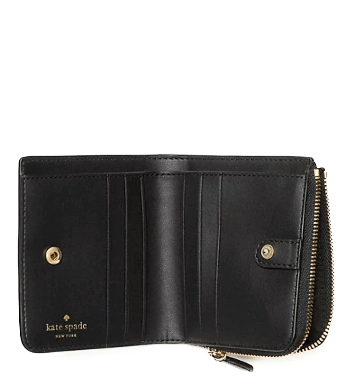 Kate Spade brynn small l-zip wallet in black