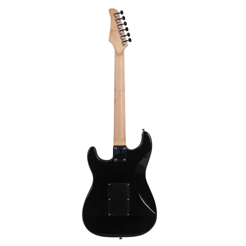 BELANITAS 39 inch Electric Guitar Kit Full Size Beginner Starter Kit with Guitar Case Bag, Guitar Amplifier, Guitar Bag, Shoulder Strap, Cable, Tremolo Bar, Picks,Black