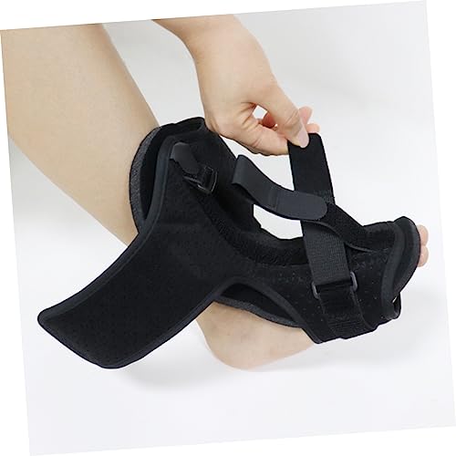 Healifty 1 Set Night Splint Night Sleeping Foot Splint Elastic Dorsal Night Splint Plantar Fasciitis Night Splint Black Fixed Ankle Brace Ankle Sprain Support Foot Fracture Brace Foot Drop