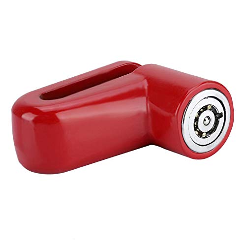Brake Lock, Convenient Disc Lock, for Motorcycle Bike(red)