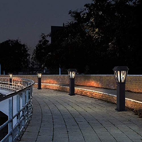 SPNEC Outdoor Waterproof Column Headlights, Home Villa Garden Lawn Lights Outdoor Courtyard Landscape Lights