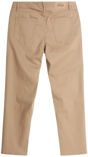 IZOD Men's Jeans - Comfort Stretch Denim Jeans - Casual Straight Leg Jeans for Men, Size 36W x 32L, Khaki