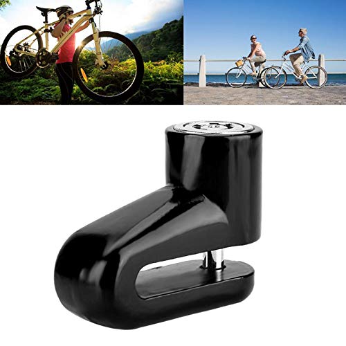 Brake Lock, Practical Disc Lock, Security Protection Convenient General Purpose Professional Use for Bike Motorcycle(Black)