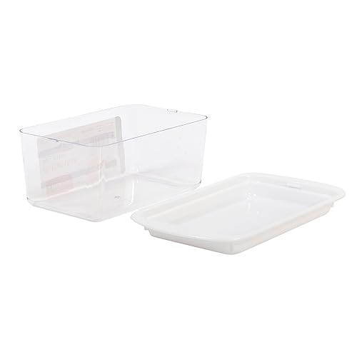 Butter Dish, Holds 1-lb (454g), 5.5x3.5x3.25 Inch