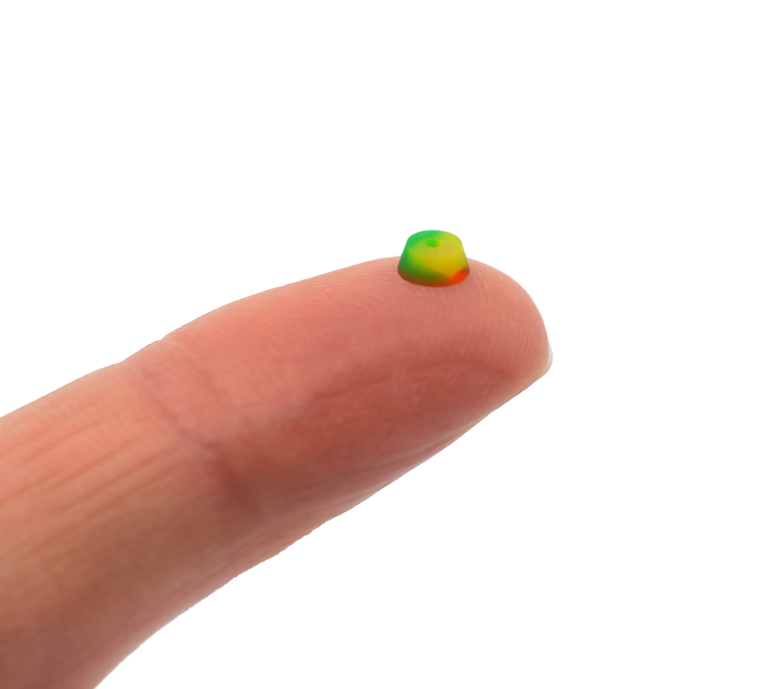Teak Tuning Bubble Bushings Pro Duro Series, Bob Would be Proud Rasta Swirl - Medium (71A) - Custom Molded Fingerboard Tuning
