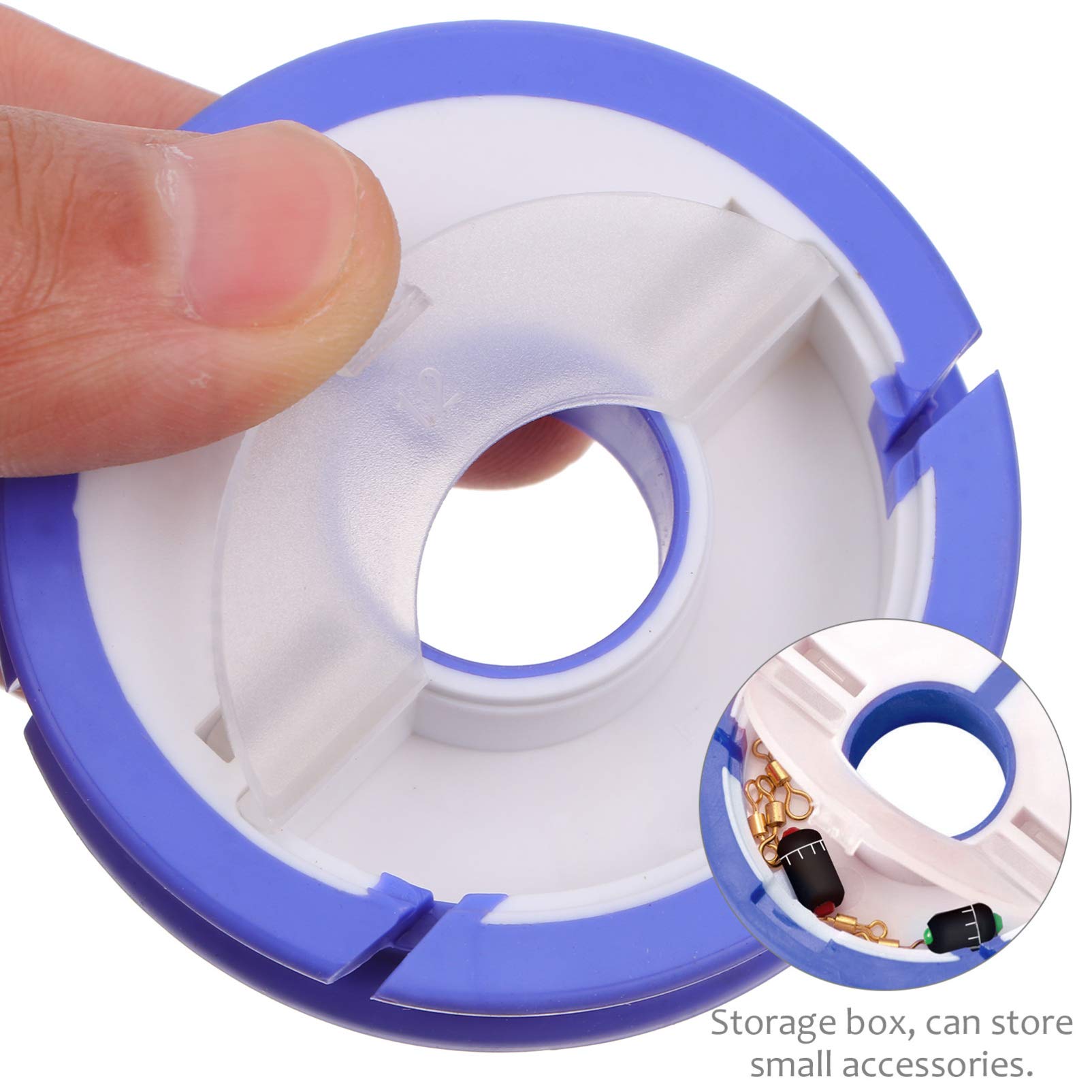 BESPORTBLE Silicone Fishing Line Storage Holders Fishing Snell Rigs Gear Spool Line Keeper Bobbins Tackle Box Wire Leader Colorful