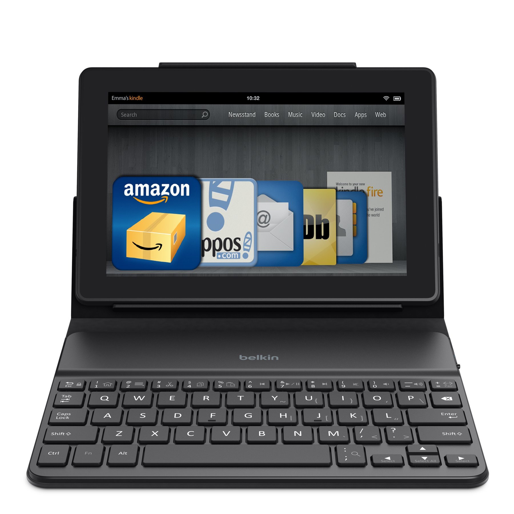 Belkin Kindle Keyboard Case for All New Kindle Fire HD 7" & HDX 7" (fits both devices)