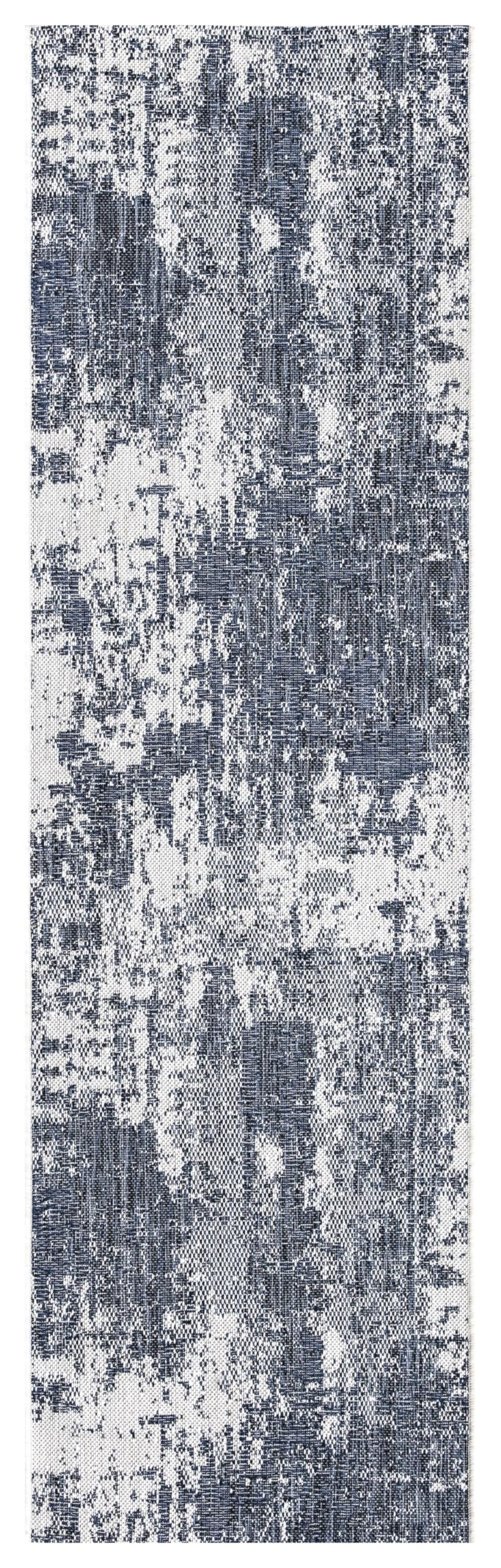 Keen Home Design Outdoor Runner Rug - 2x8 Washable Indoor/Outdoor Rug for Patio, Balcony, Kitchen, Garden, Beach, Deck and Porch. Size: 2'2" x 7'7"