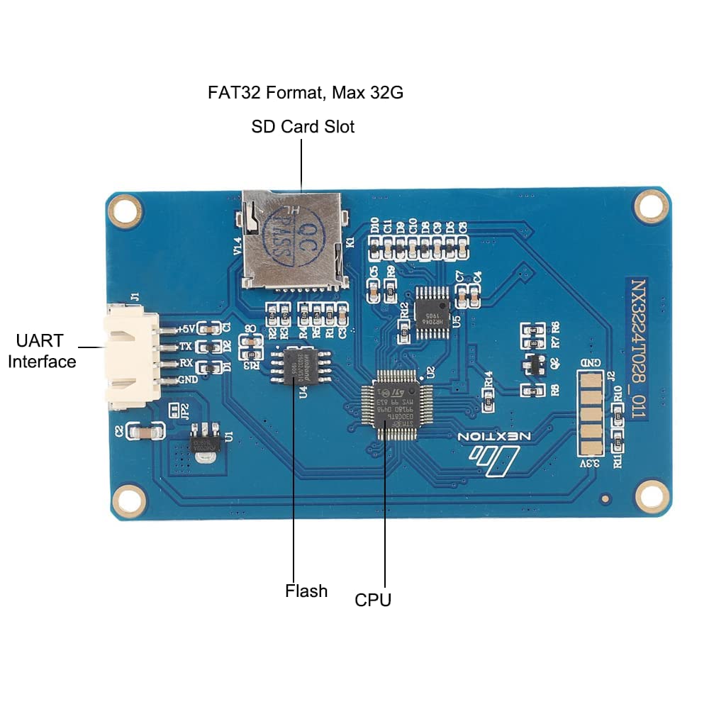 Ferwooh Nextion 3.5'' Display NX4832T035 Resistive Touch Screen + 2.8" NX4832T028 HMI TFT LCD Module