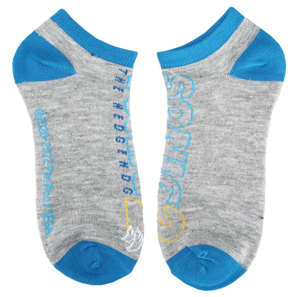 Bioworld Sonic the Hedgehog Characters and Rings Casual Ankle Socks Set for Men 5-Pack