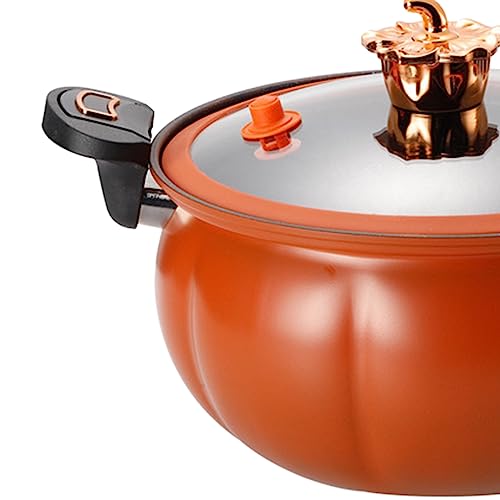 Micro Pressure Cooker, Plumpy Non stick Micro Pressure Pot, 8L Large Capacity Universal Multifunctional Micro Pressure Soup Pot with Glass Lid, Cooking Pot for Gas Stove (28cm)