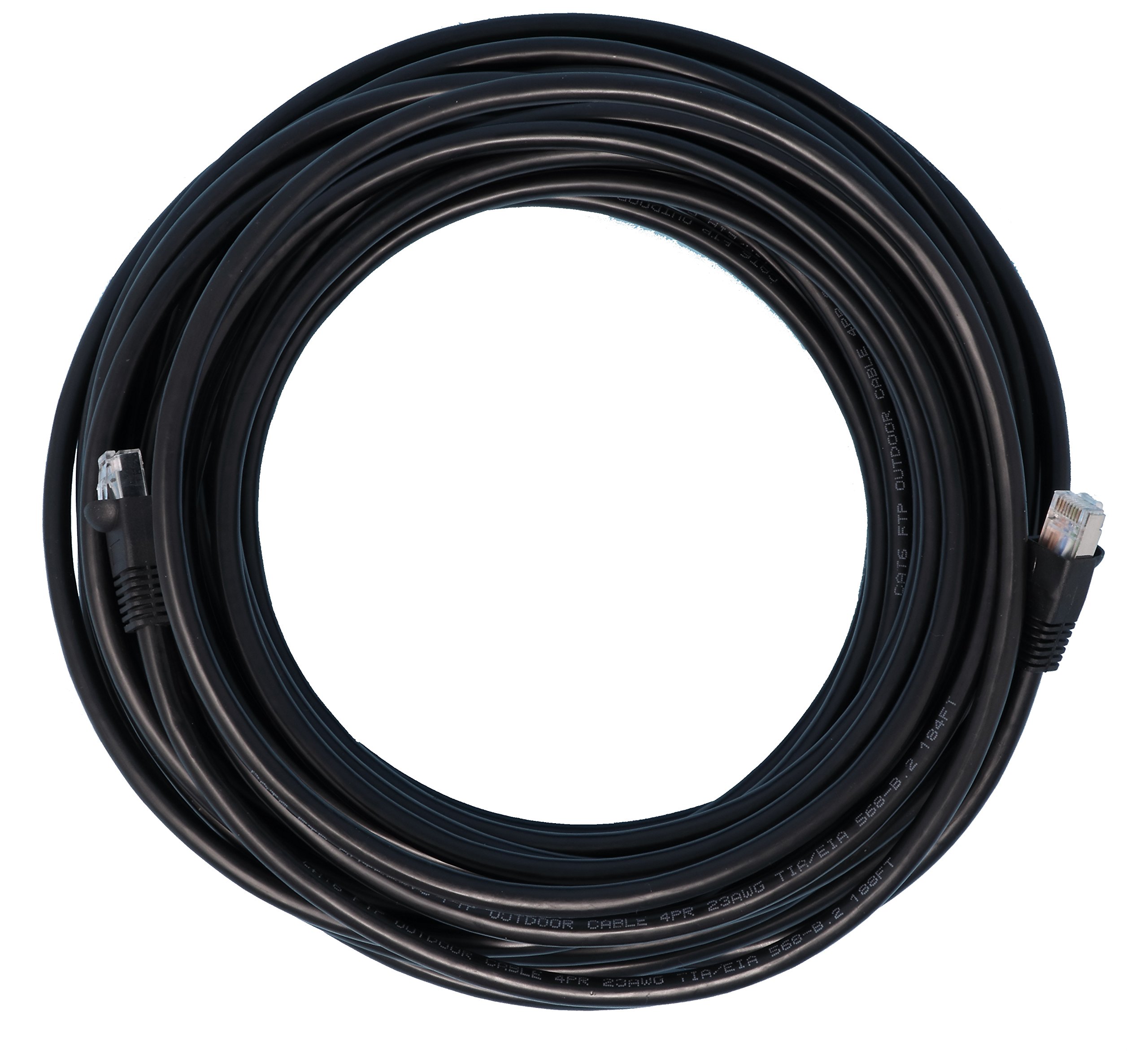 Ultra Spec Cables 100ft Cat6 Outdoor Waterproof Ethernet Cable Direct Burial (600MHz) Shielded (Pure Copper)