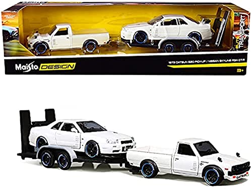 Maisto 1:24 Design Exotic 1973 Nissan P/U/1973 Skyline GT-R - White