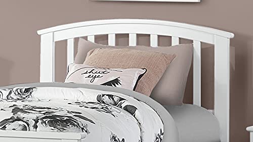 Hillsdale Furniture Hillsdale Charlie Captains Bed With One Storage Unit, Twin, White