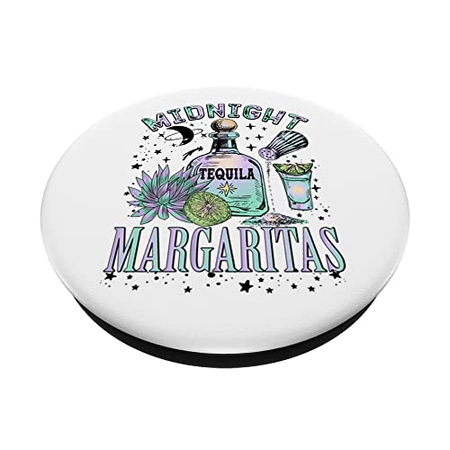 Midnight Tequila Margaritas Lime Tequila Drink Magic Witches PopSockets Swappable PopGrip