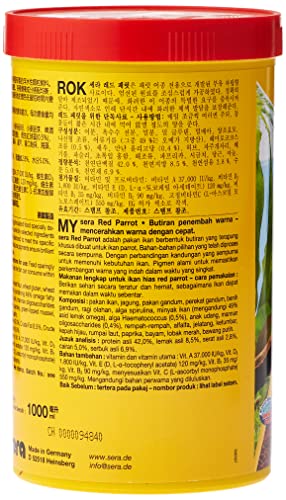 Sera 413 red Parrot 11.6 oz 1.000 ml Pet Food, One Size