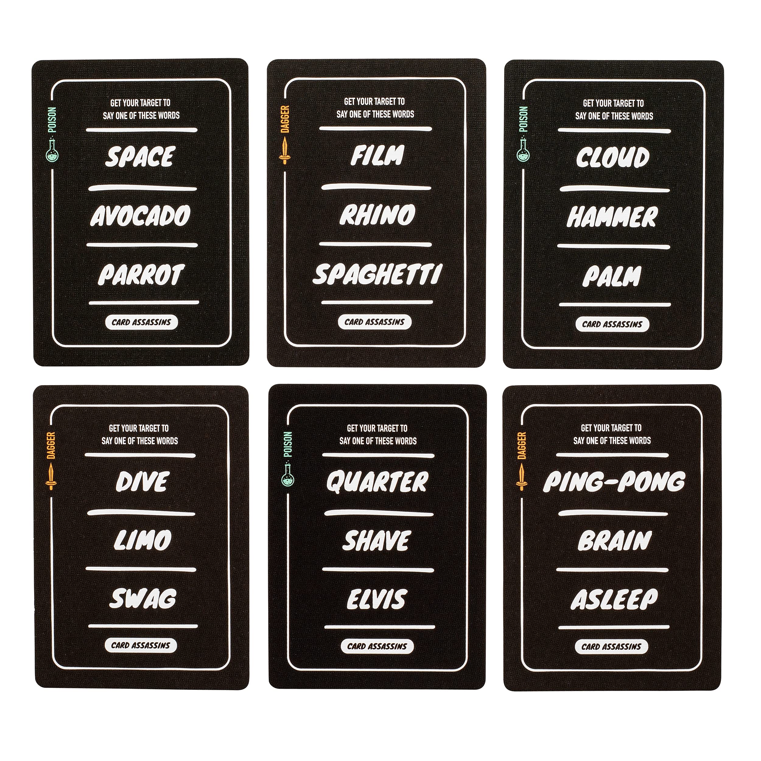 Stellar Factory Card Assassins: A Party Game Without Safe Words