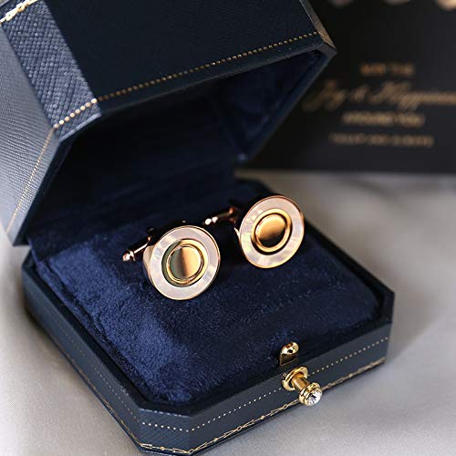 Business Copper Men's Cufflinks Gift Party Wedding Suit Shirt French Cufflinks