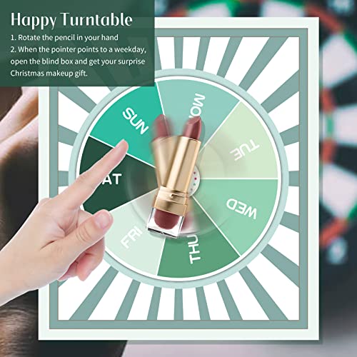 Makeup Kit for Teen Girls 7 Days Advent Calendar Week Makeup Countdown Set Perfect Makeup Advent Calendar of Makeup Gift Set Cruelty Free with 7 Individually Boxed Makeup Kits Surprises