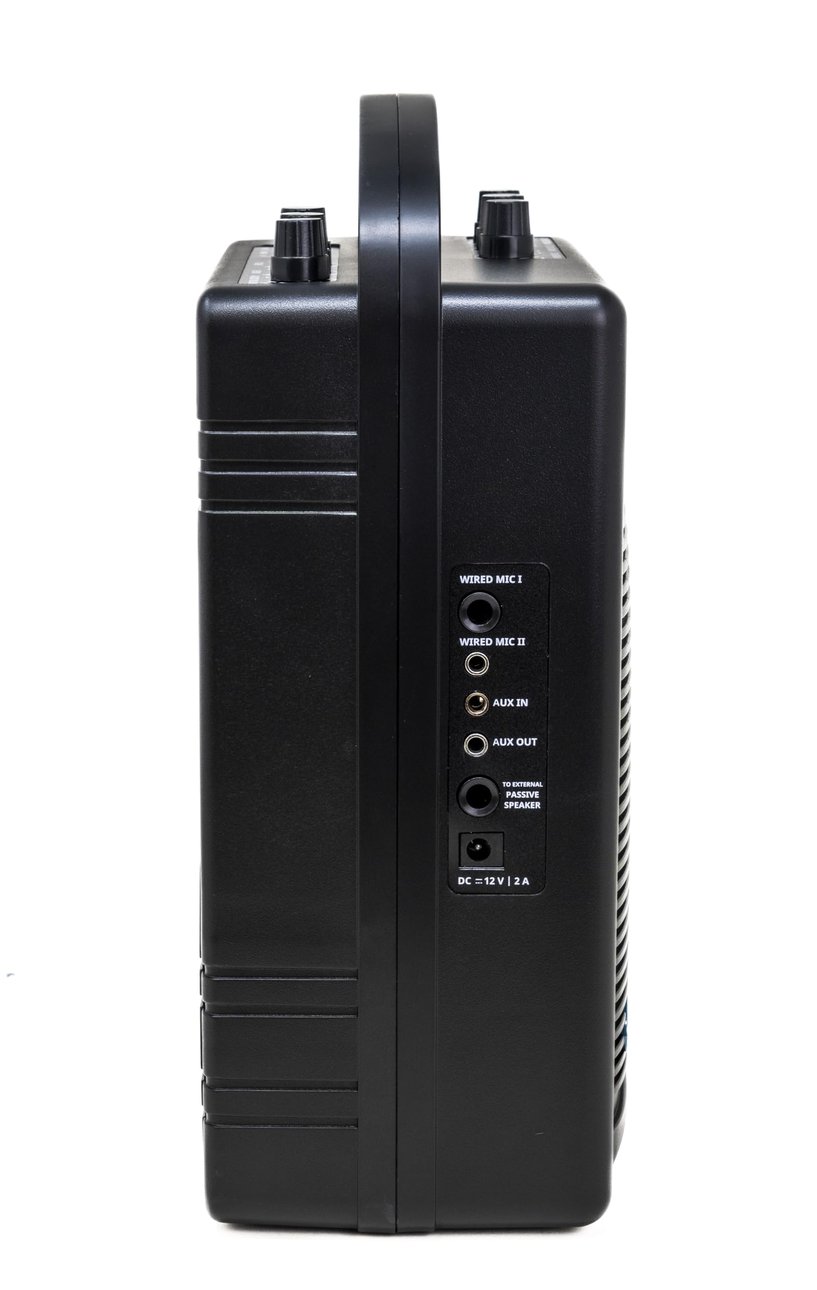 HISONIC HS120BT HL Portable PA System with Wireless Microphones and Lithium Rechargeable Battery and Car Cable Bluetooth Connected with Cell Phones and Pads Black