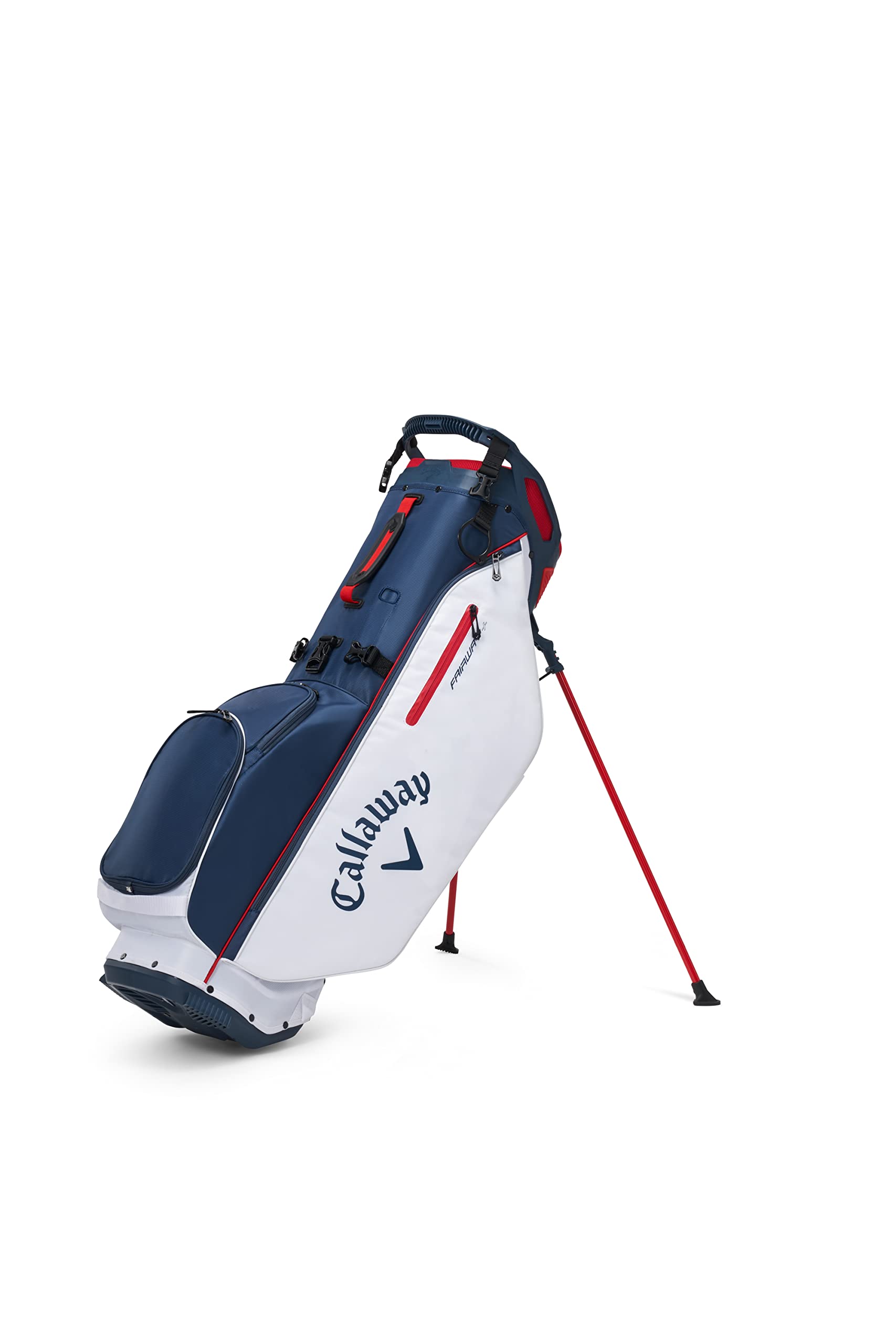 Callaway Golf 2022 Fairway Plus Stand Bag, Double Strap, Black/Charcoal/Gold Color