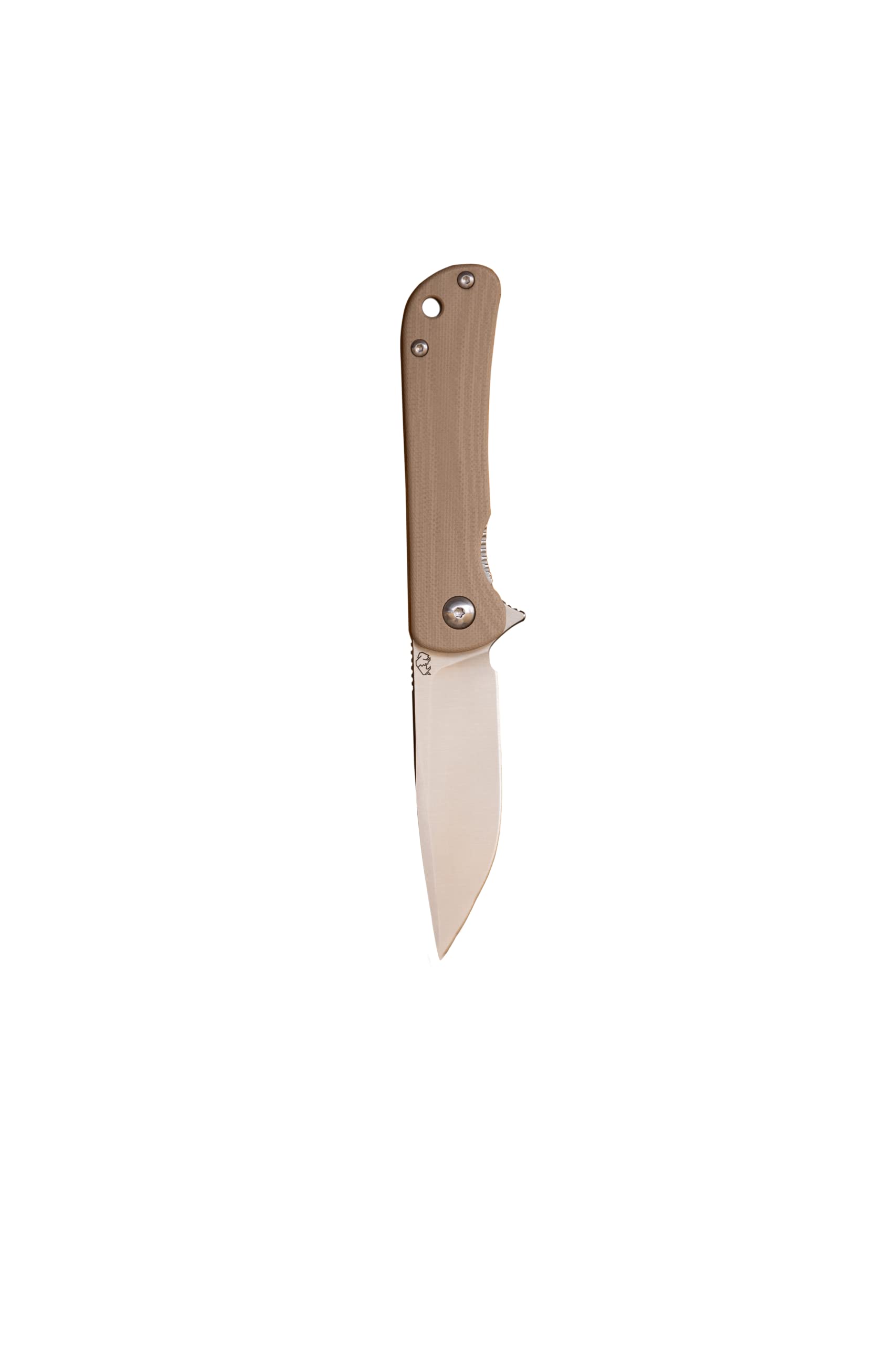 GFL Versatile Pocket Knife for EDC, Folding Flip Knife with 2.8” VG10 Blade and G10 Tactical Handle, Cool Pocket Knife for Everyday Carry, Protection, and Outdoor Application (Desert)