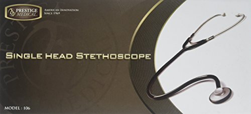 Prestige Singlehead Black Stethoscope