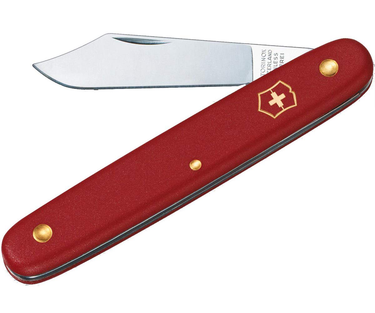 Victorinox 3.9010 V39010 Budding Knife with Pointed Tip, Red, 50 mm