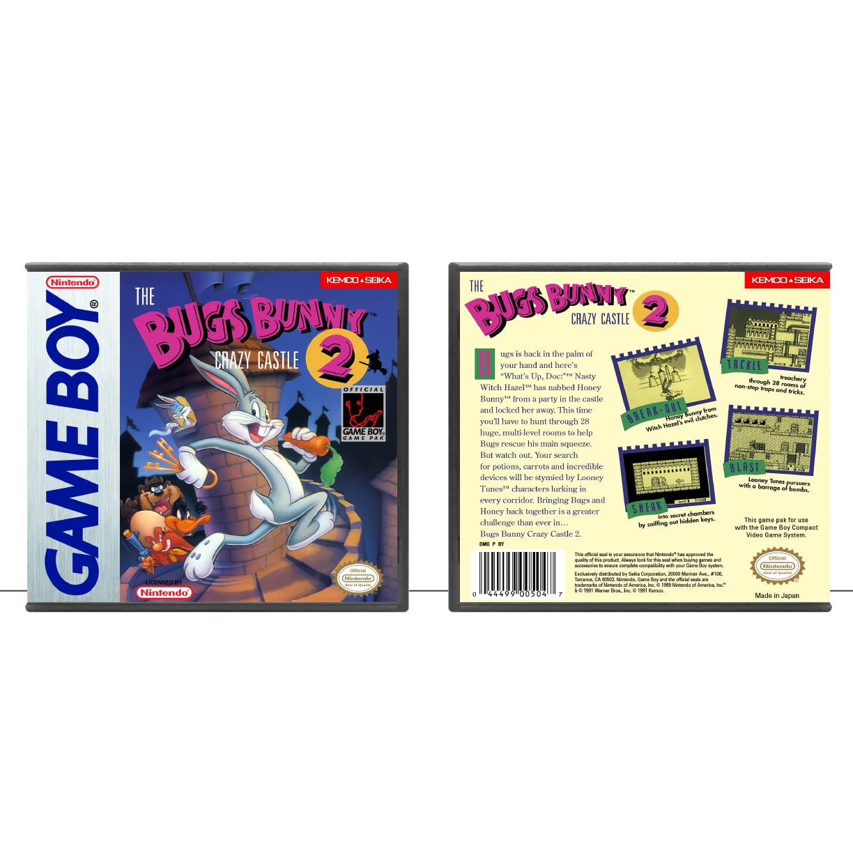 Bugs Bunny: Crazy Castle 2, The | (GB) Game Boy - Game Case Only - No Game