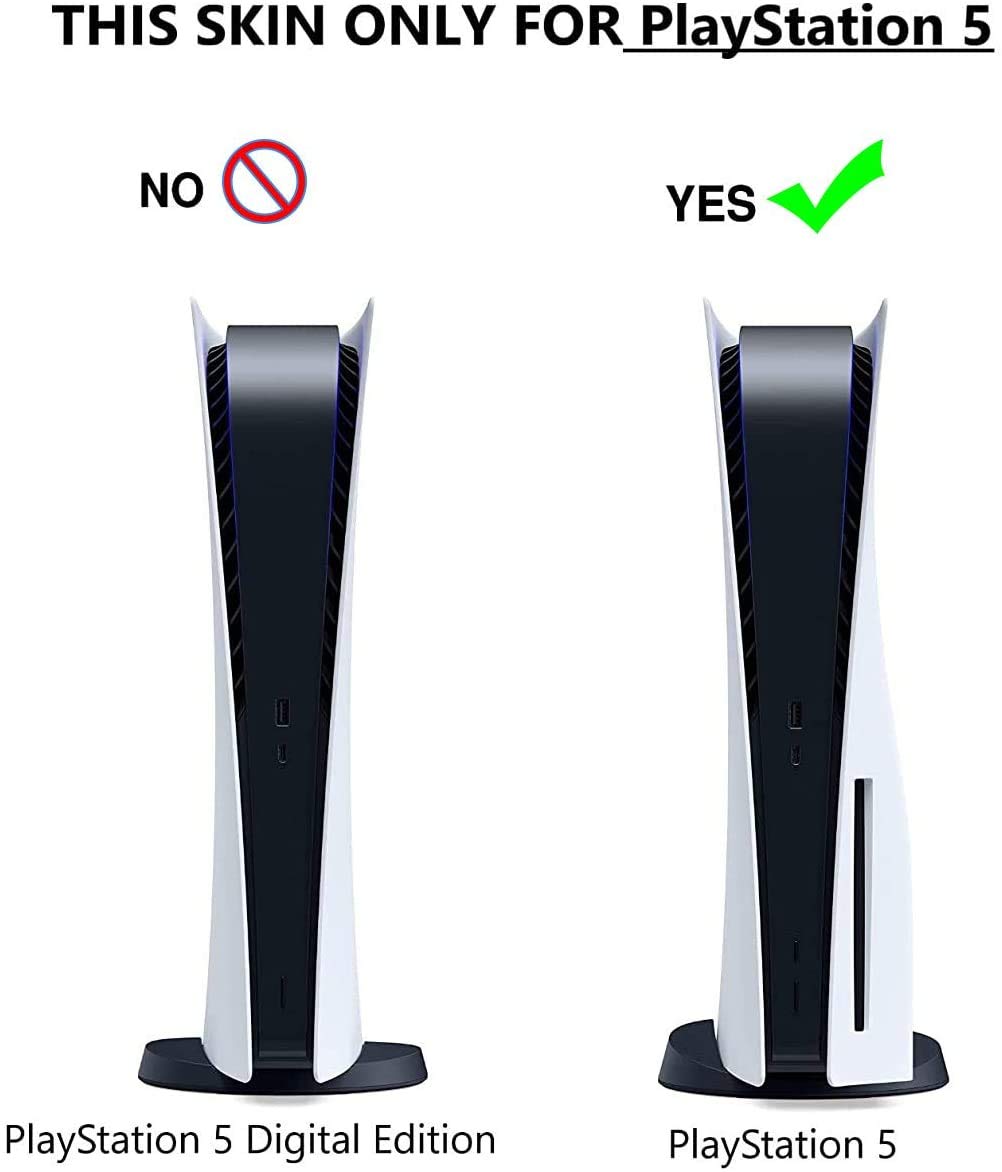PS5 Console and DualSense Controller Skin Vinyl Sticker Decal Cover, Suitable for Playstation 5 Console and Controller, Durable, Scratch-Resistant, Disk Version (Sonic The Hedgehog[8850])