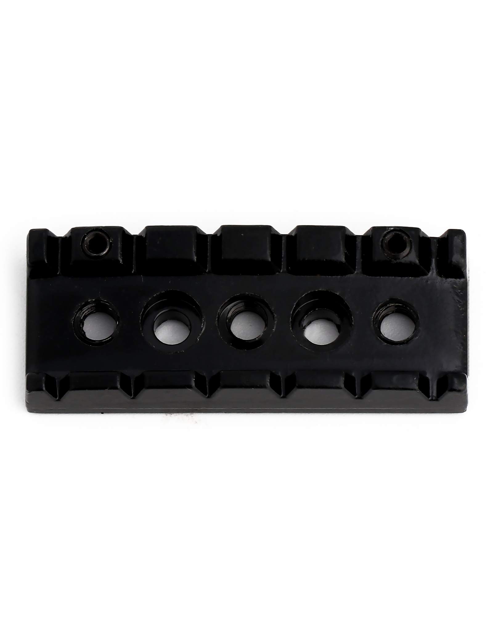 Holmer Guitar String Locking Nut for Floyd Rose Style Adjustable Height Locking Guitar Tremolo Bridge with Mounting Screw Shims and Wrench Black.