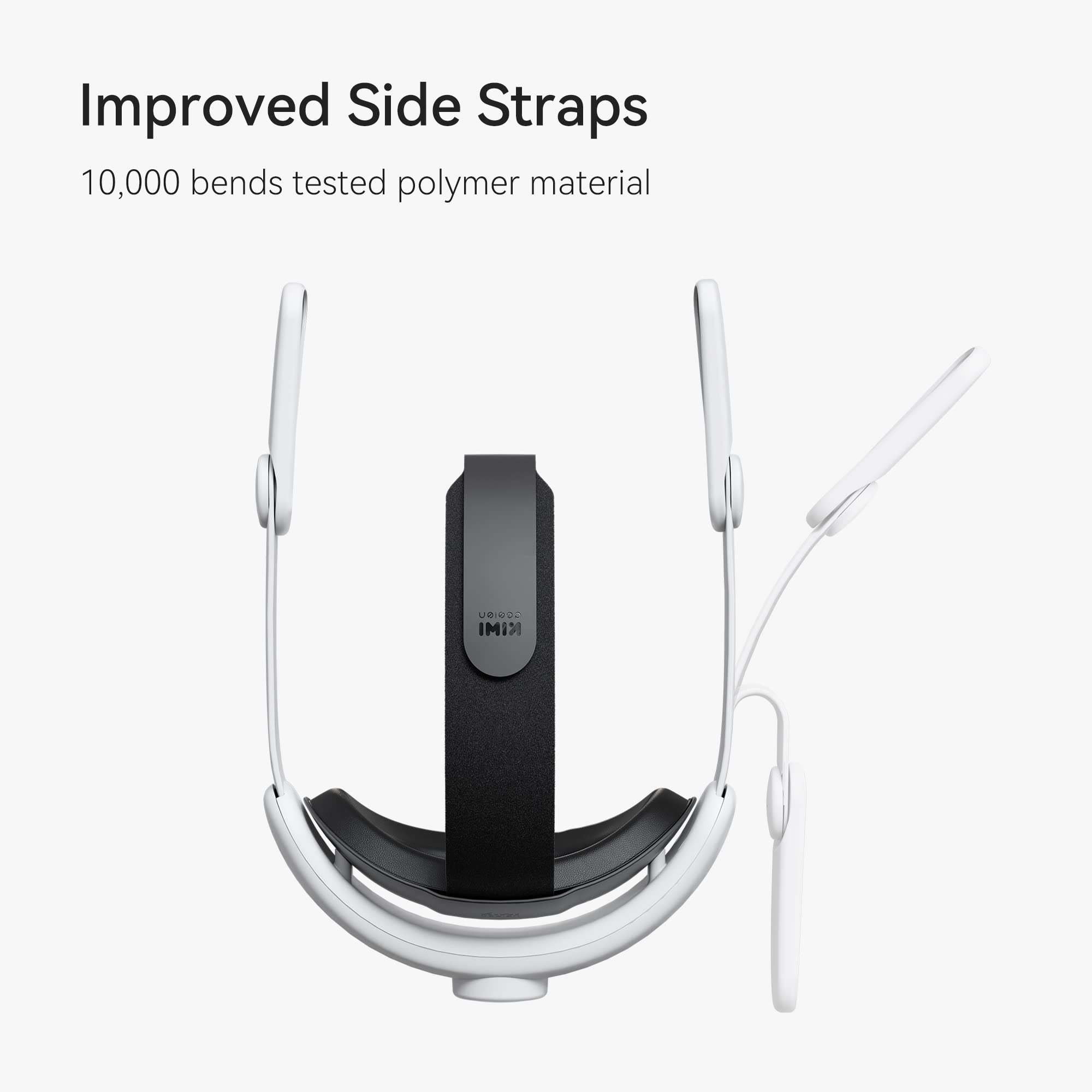 KIWI design Comfort Head Strap Accessories with 3 in 1 Battery Holder Strap, Enhanced Support and Extending Playtime, Compatible with Quest 2 (Battery Not Included)