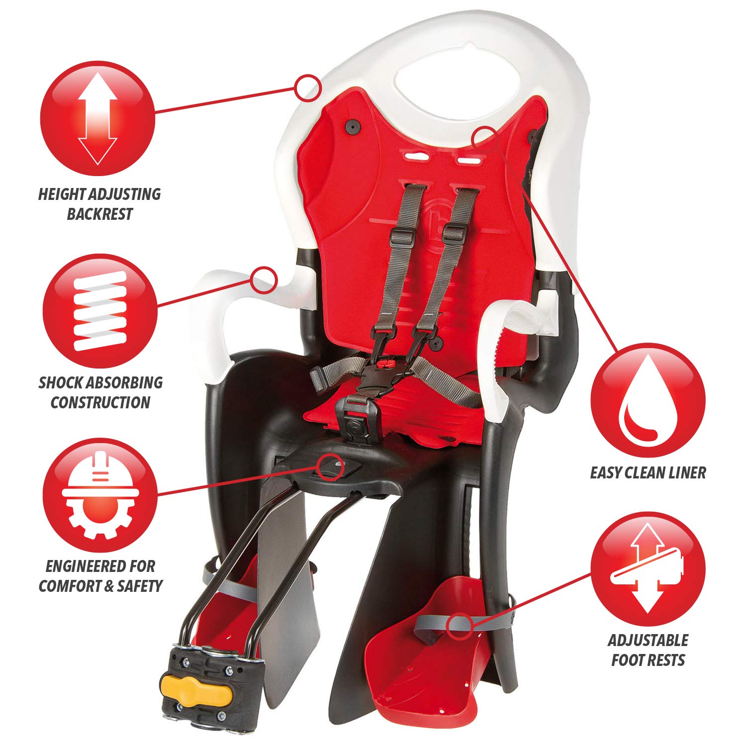 Bellelli Additional/Replacement Bracket Bicycle Baby Carriers.