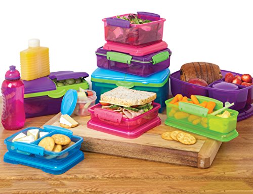 Sistema Lunch Plus Lunch Box | 1.2 L | BPA-Free | Assorted Colours